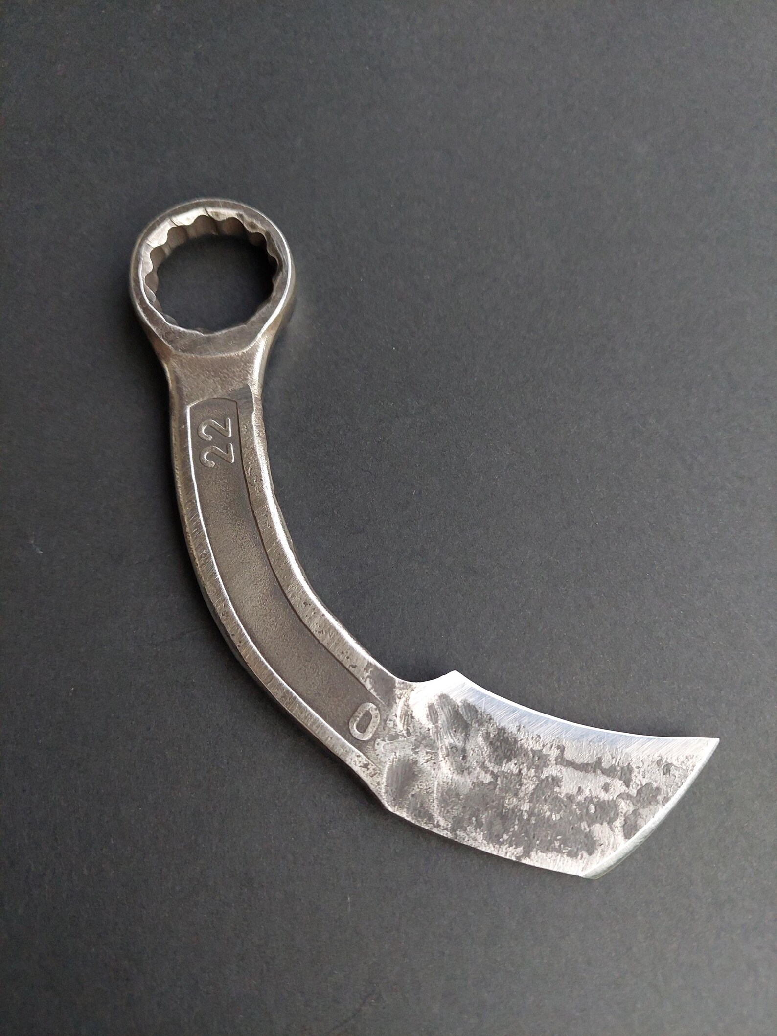 Small Hand Forged Wrench Karambit Knife - Etsy