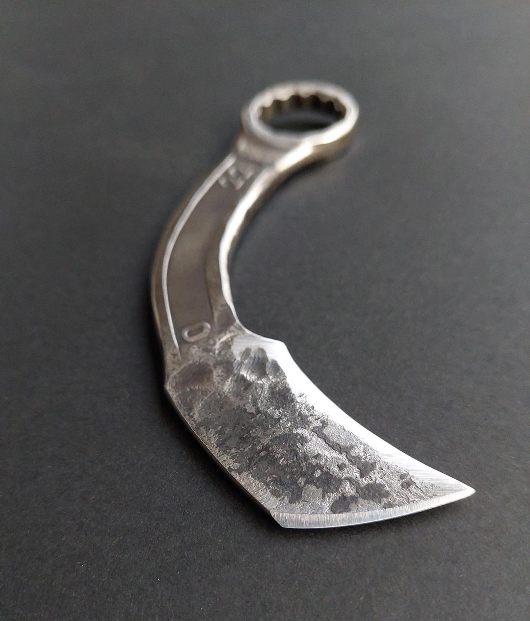 Small Hand Forged Wrench Karambit Knife - Etsy