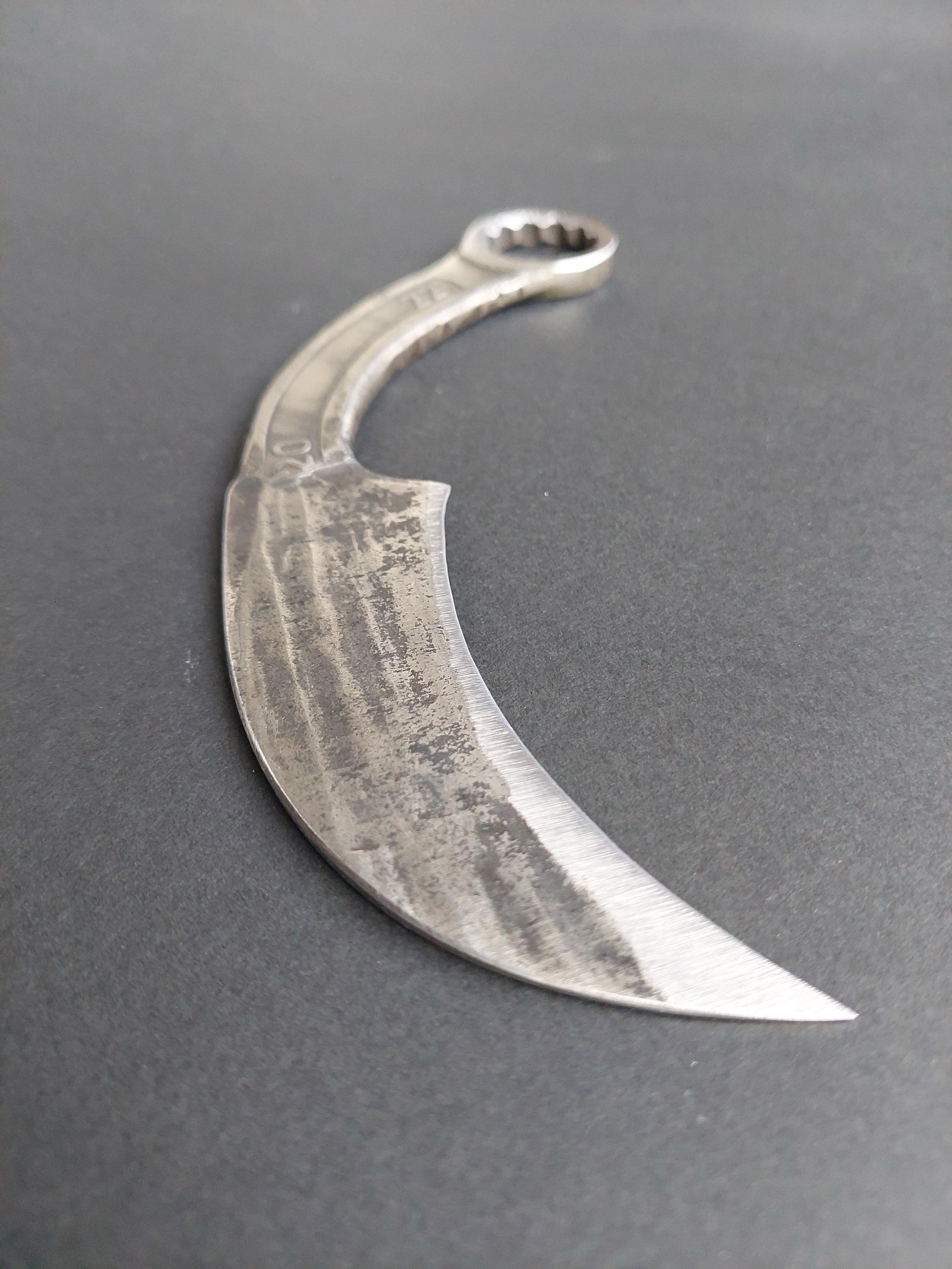 Hand Forged Wrench Karambit Knife - Etsy