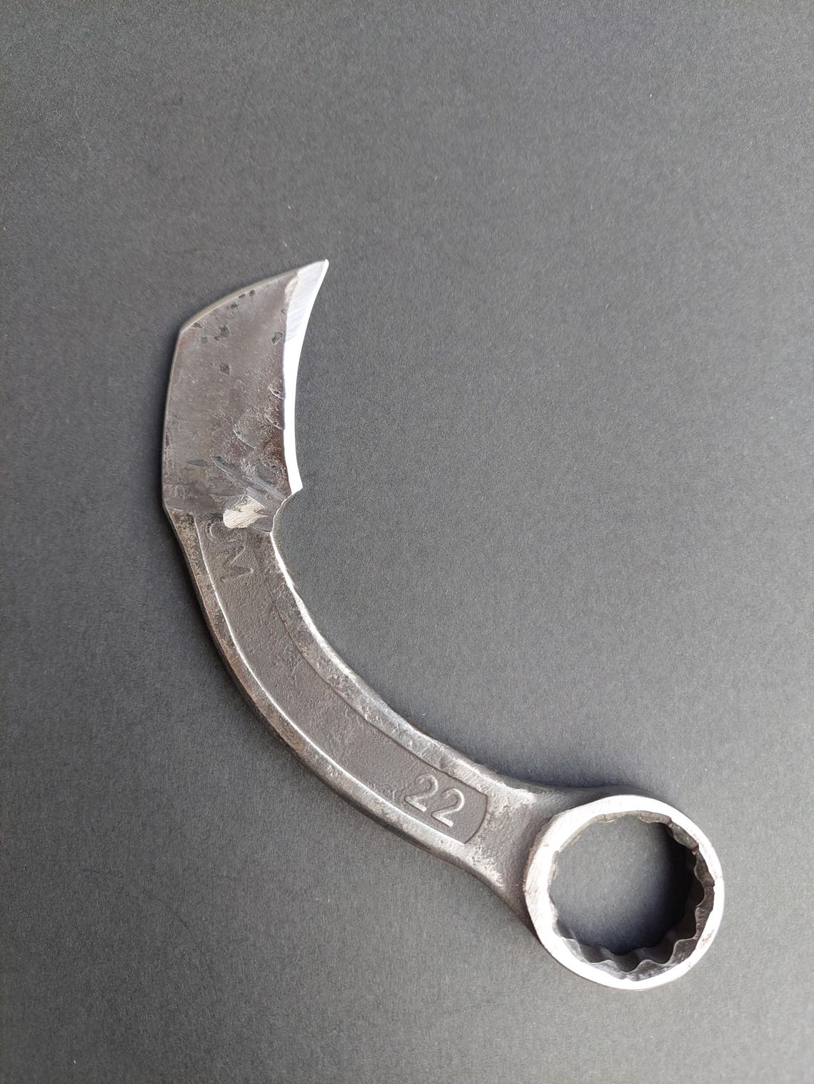 Small Hand Forged Wrench Karambit Knife - Etsy