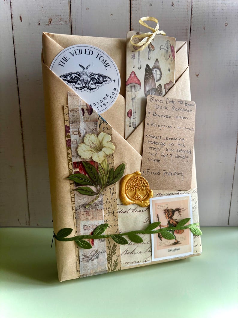 Blind Date With a Book: Cottagecore Bookish Gift Set, Valentine’s Day ...