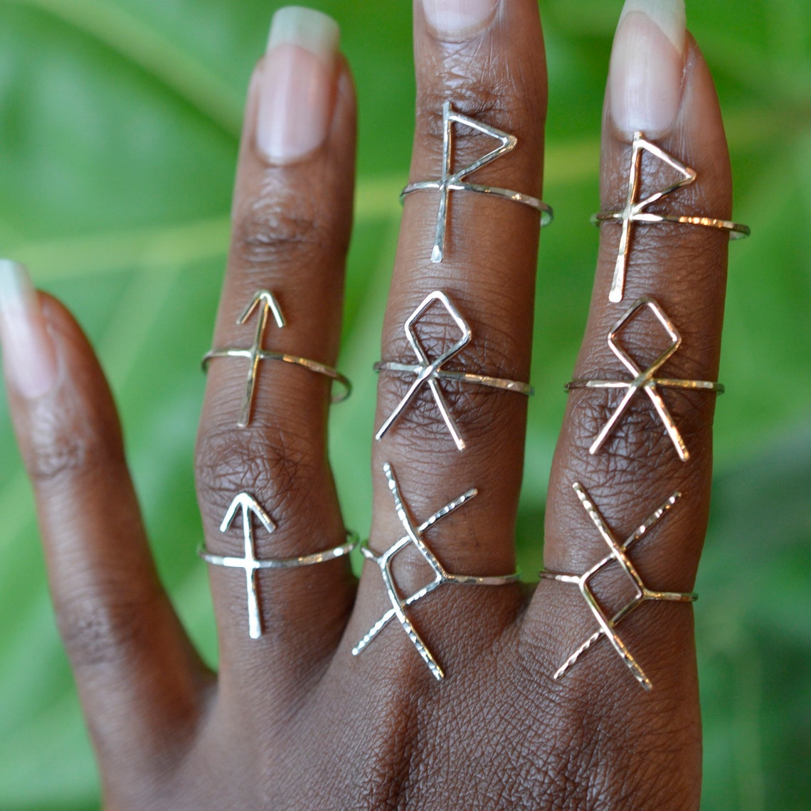 Statement Rune Ring new Beginnings X Rune - Etsy
