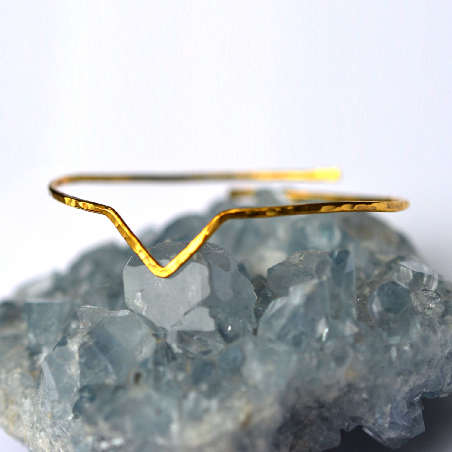 Triangle Upper Arm Bracelet - Arrow Cuff Bangle - Etsy