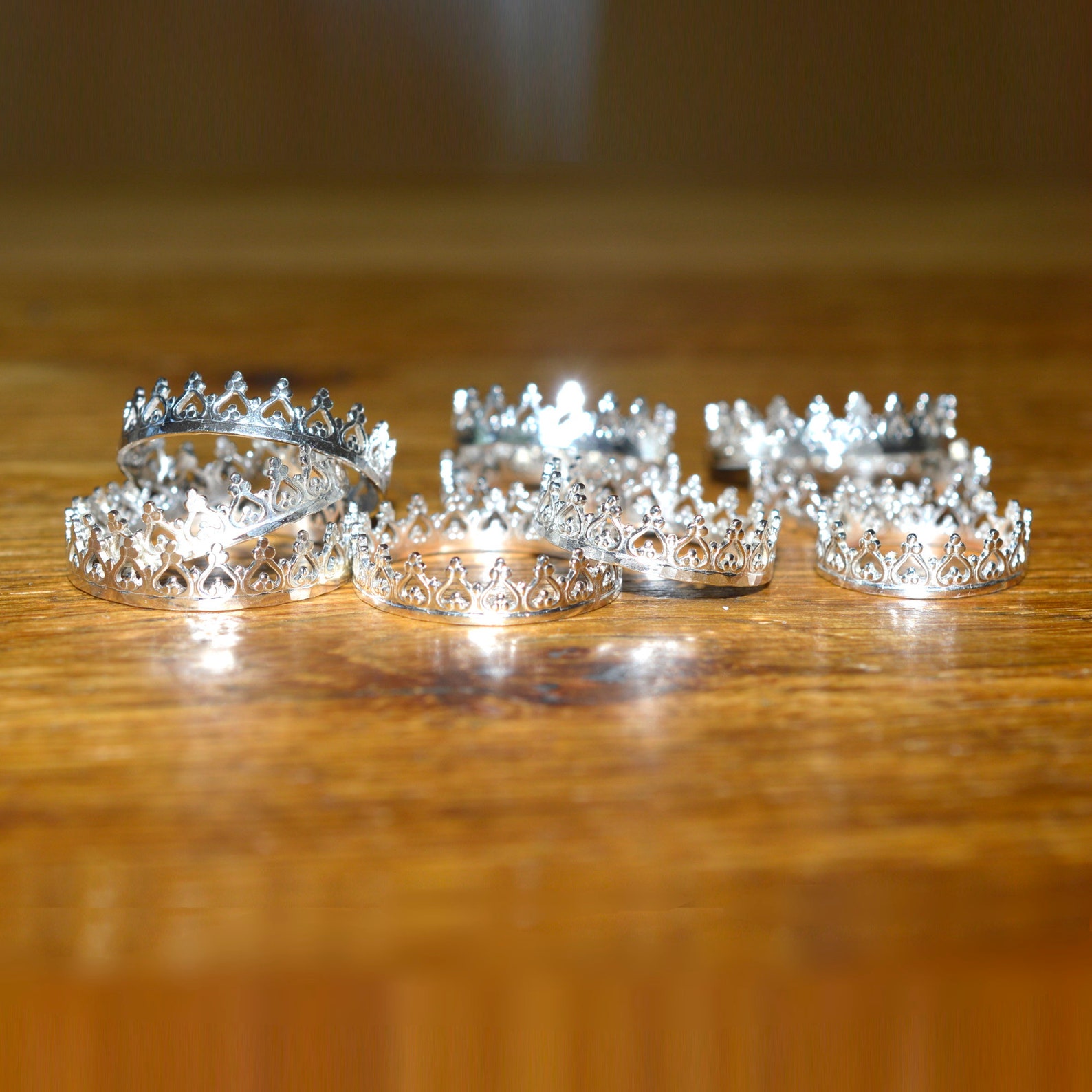 Silver Crown Ring Sterling Silver Princess Ring Stacking - Etsy