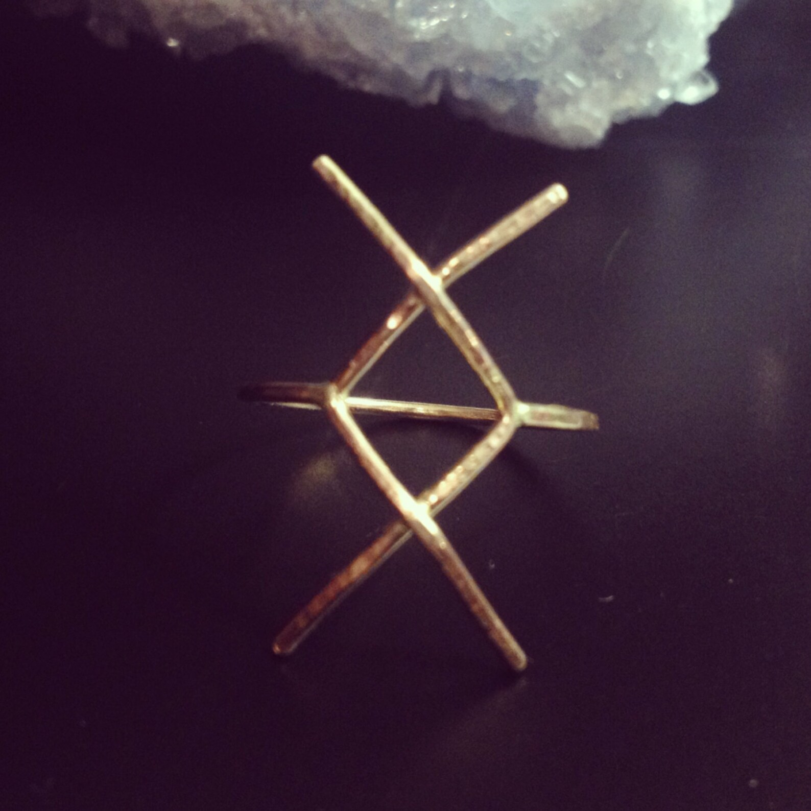 Statement Rune Ring, "new Beginnings" X Rune Forefinger Knuckle or ...