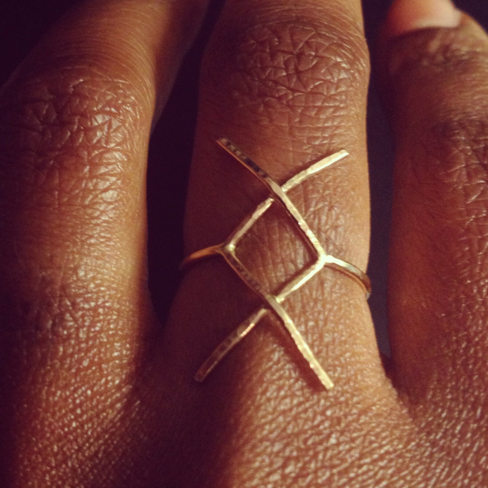 Statement Rune Ring, "new Beginnings" X Rune Forefinger Knuckle or ...