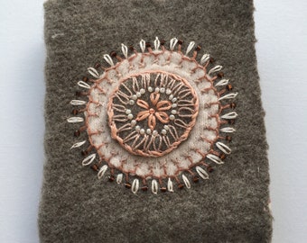 Wool Applique Kit: in the Meadow Needle Keep by Village Wool LLC - Etsy