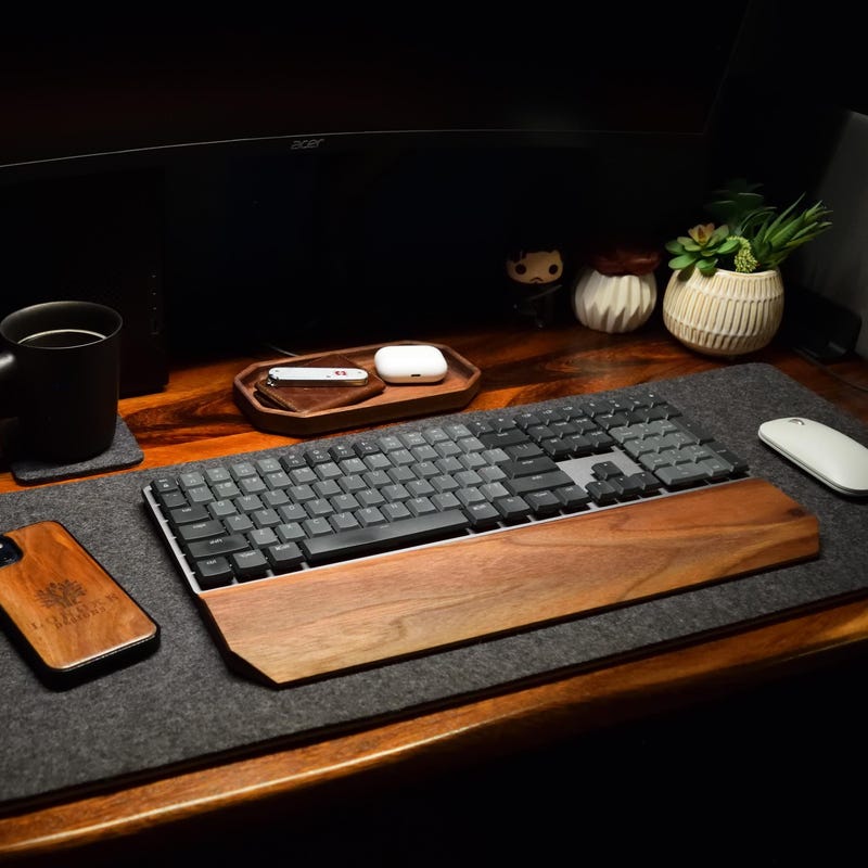 Wooden Keyboard - Etsy
