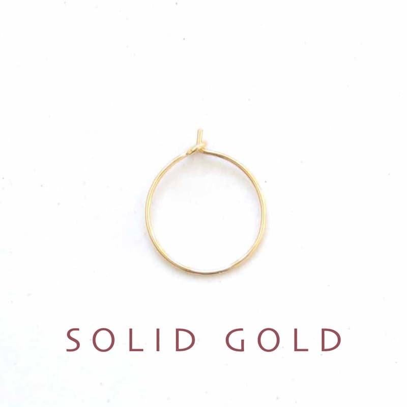 Solid Gold Nose Ring - Etsy
