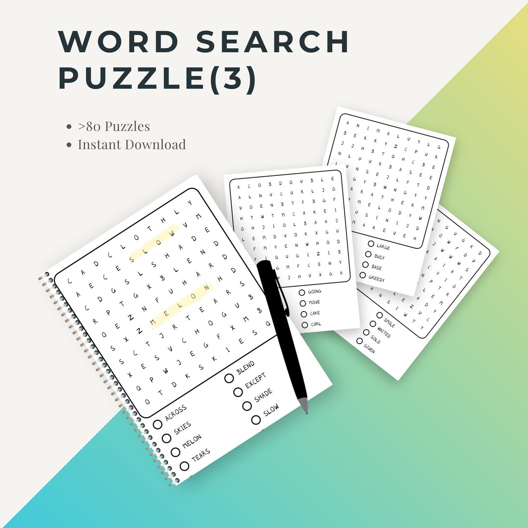 Ultimate Kids' Word Search Puzzle Collection: >80fun Puzzles - Instant ...