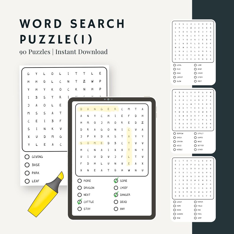 Ultimate Word Search Puzzle Collection: 90 Digital Puzzles - PDF ...
