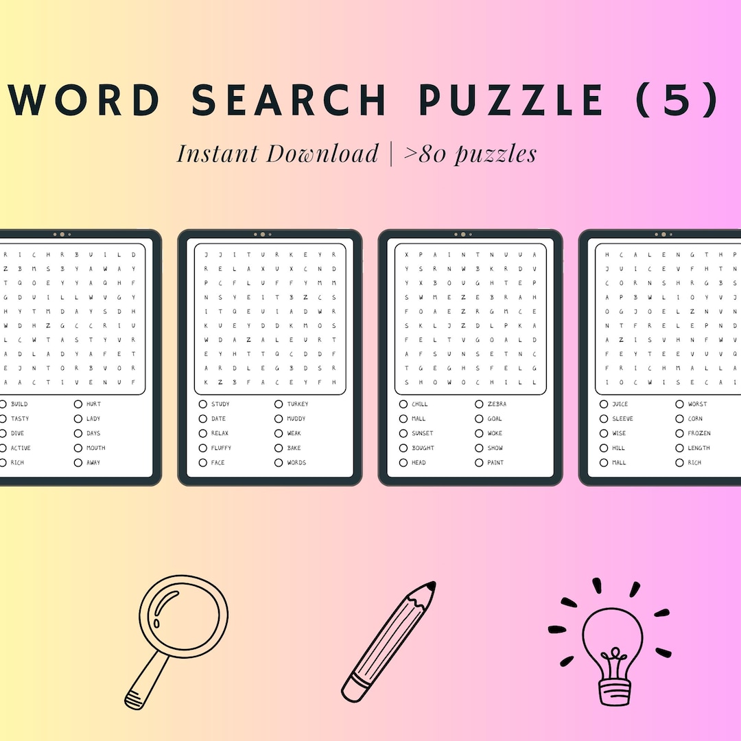 Ultimate Kids' Word Search Puzzle Collection: >80 Fun Puzzles - Instant ...