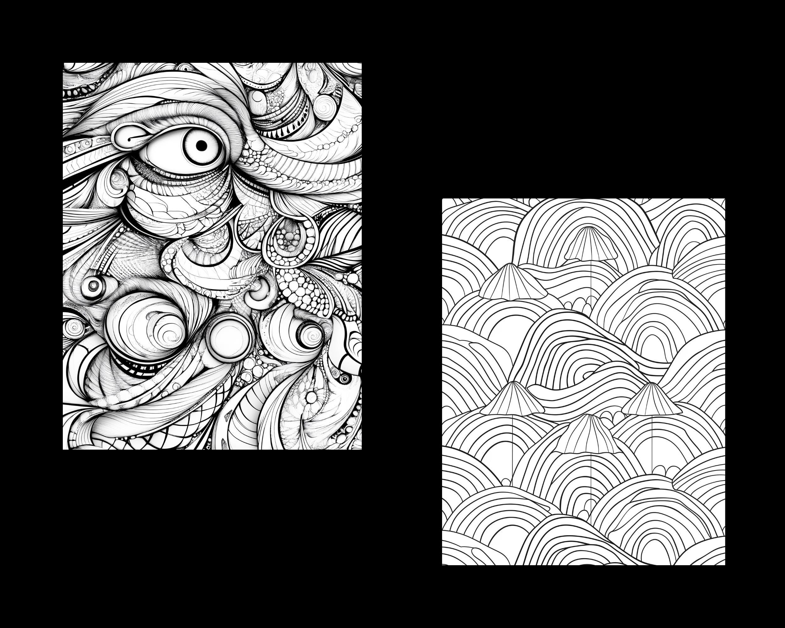 Miscellaneous Doodles Coloring Pages | Fun & Whimsical Designs for All ...