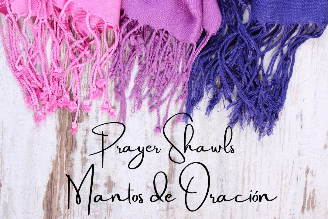 Prayer Shawls Spanish, Manto De Oracion De Presentacion, Manto Blanco ...