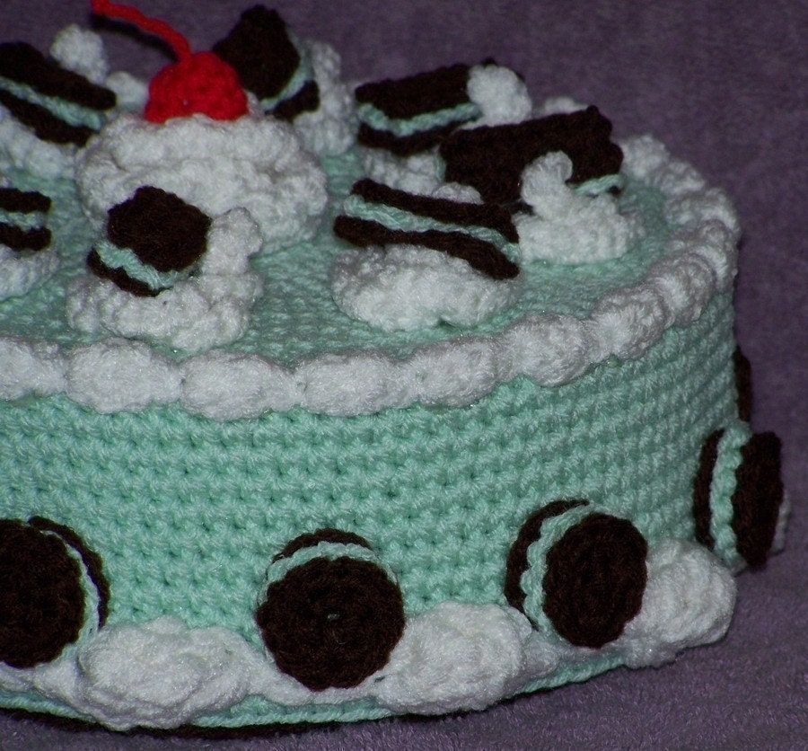 Chocolate Mint Treasure Cake PDF Crochet Pattern - Etsy