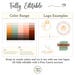 Retro Brand Color Palette for Small Businesses, Editable Canva Template ...