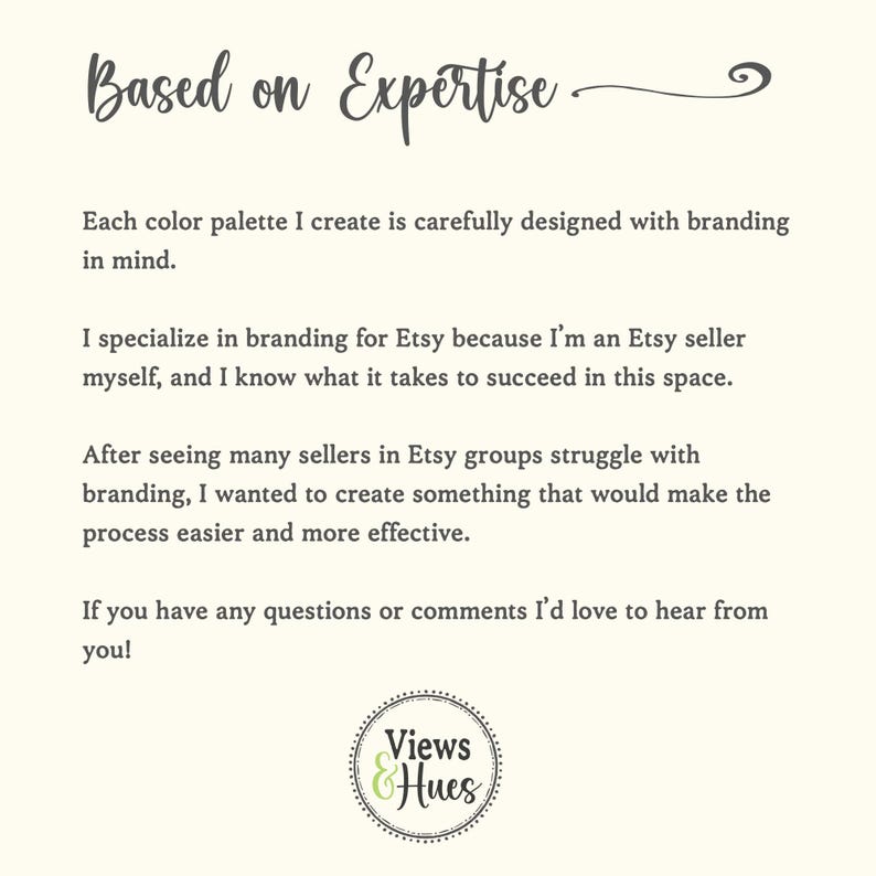 Neutral Color Palette for Small Business, Branding Kit Your Etsy Shop ...