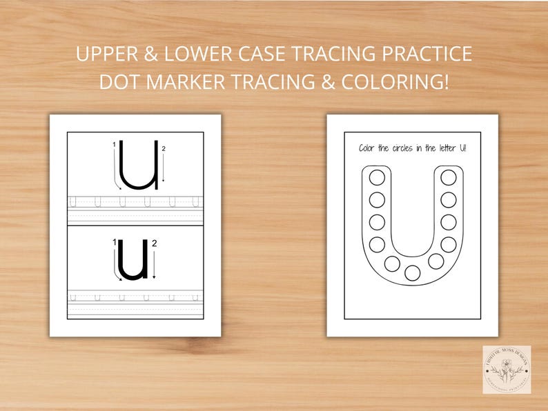 ABC Tracing, Letter U Practice, Letter Identification, Letter Matching ...