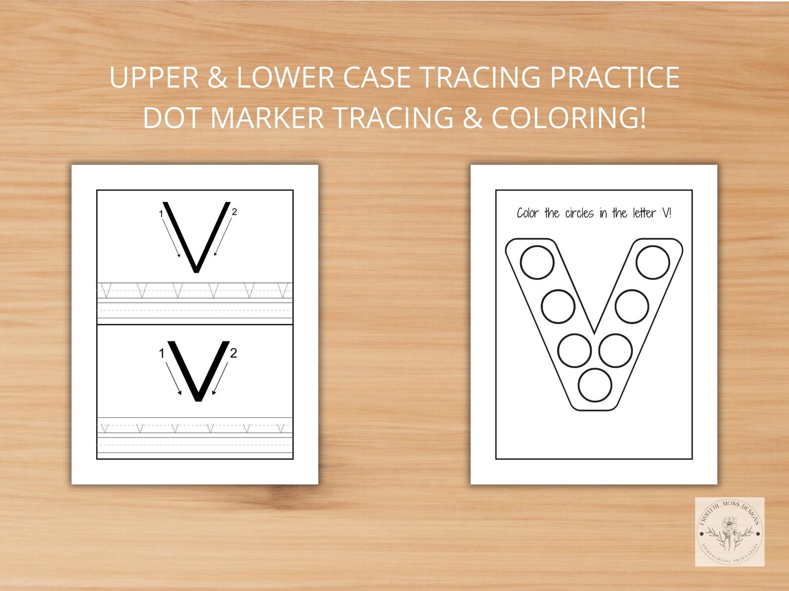 ABC Tracing, Letter V Practice, Letter Identification, Letter Matching ...