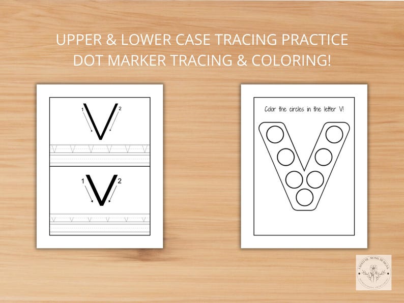 ABC Tracing, Letter V Practice, Letter Identification, Letter Matching ...