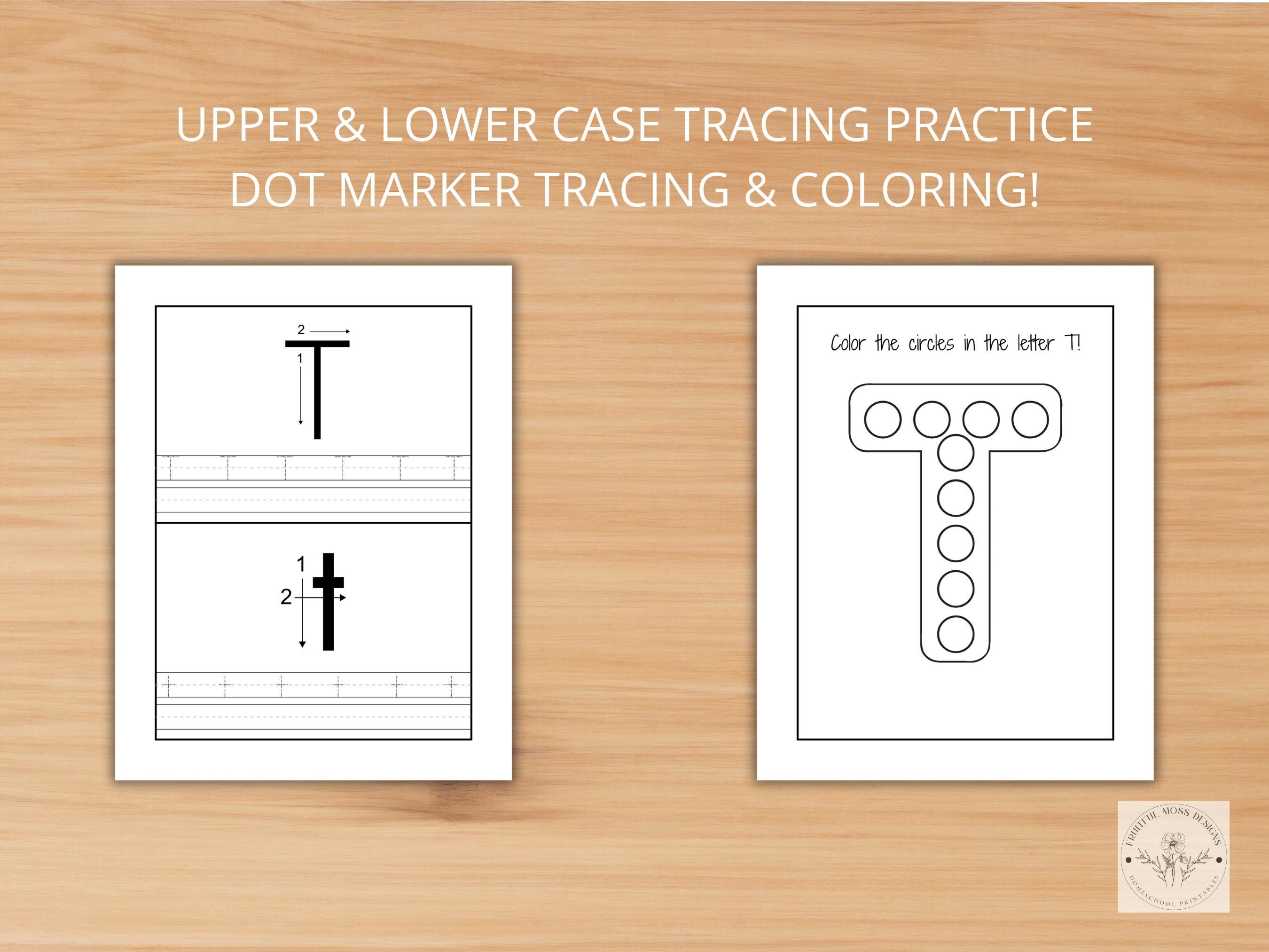 ABC Tracing, Letter T Practice, Letter Identification, Letter Matching ...