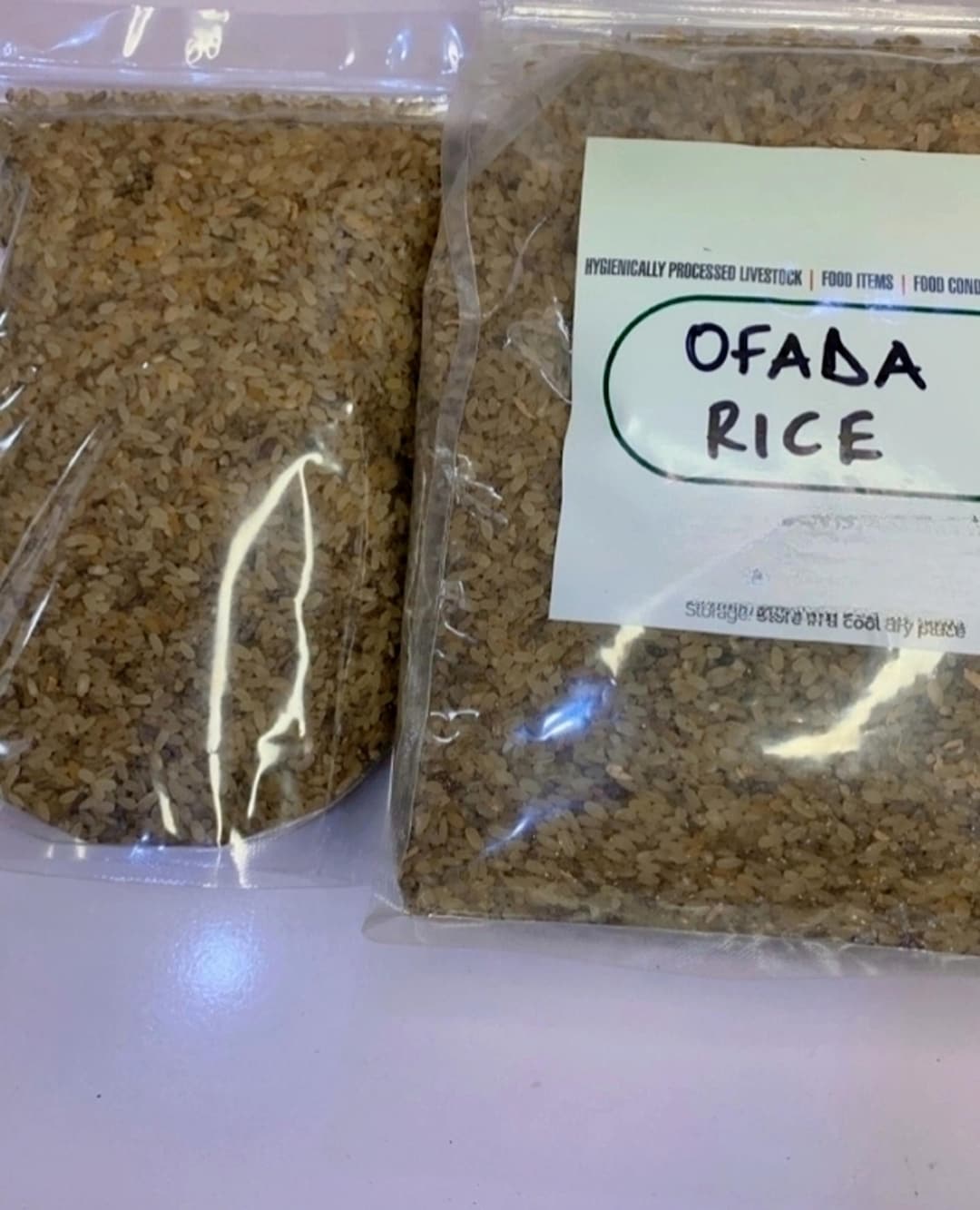Organic Ofada Rice 1 KG Natural Dried Foods & Spices From Africa ...