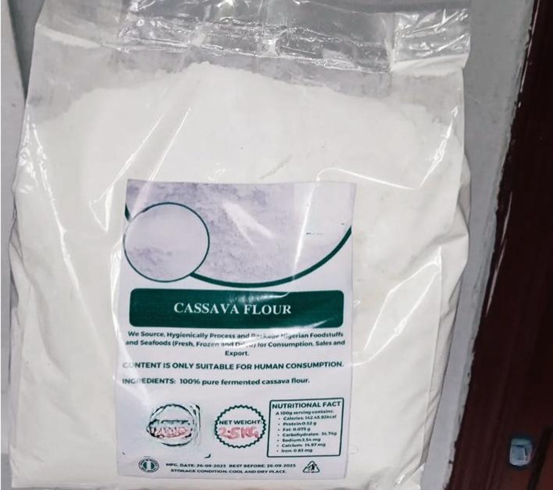 Organic Cassava Fufu Flour Manioc Yuca Flour 1KG From Africa ...