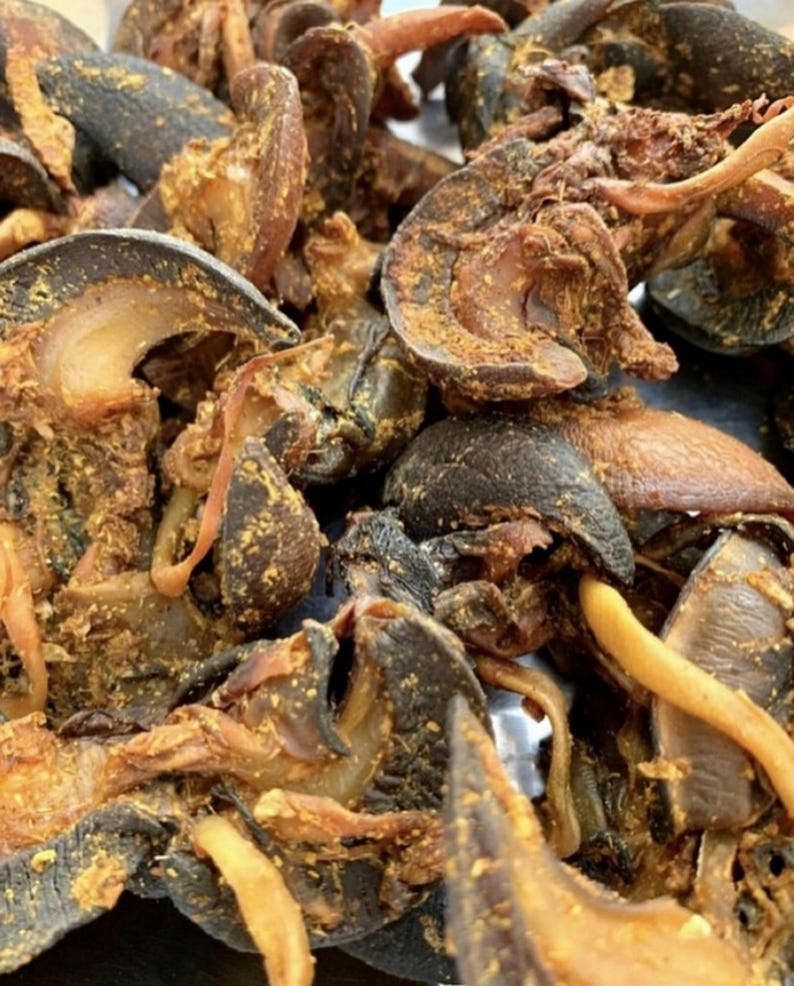 Organic Dried Small Snail 50 Pieces Nigerian Foods & Spices African ...