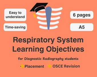 Respiratory System - Learning Objectives for Diagnostic Radiography ...