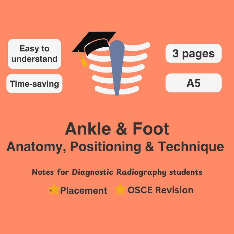 Ankle and Foot - Anatomy, Positioning and Technique Notes for ...