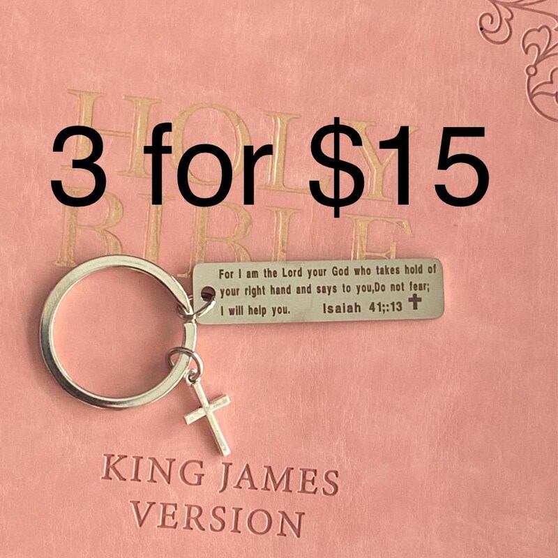 Bible Verse Keychain - Etsy