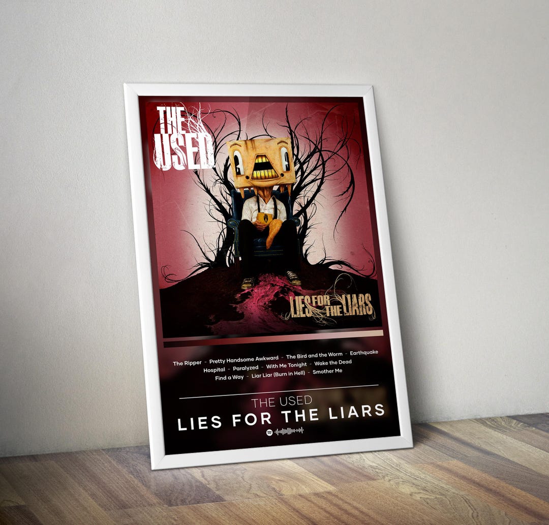 The Used Poster Lies for the Liars Poster Album Poster Print 4 Color ...