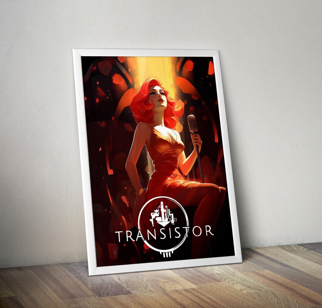 Red Transistor Indie Game Poster Gaming Poster HD Color Game Poster ...