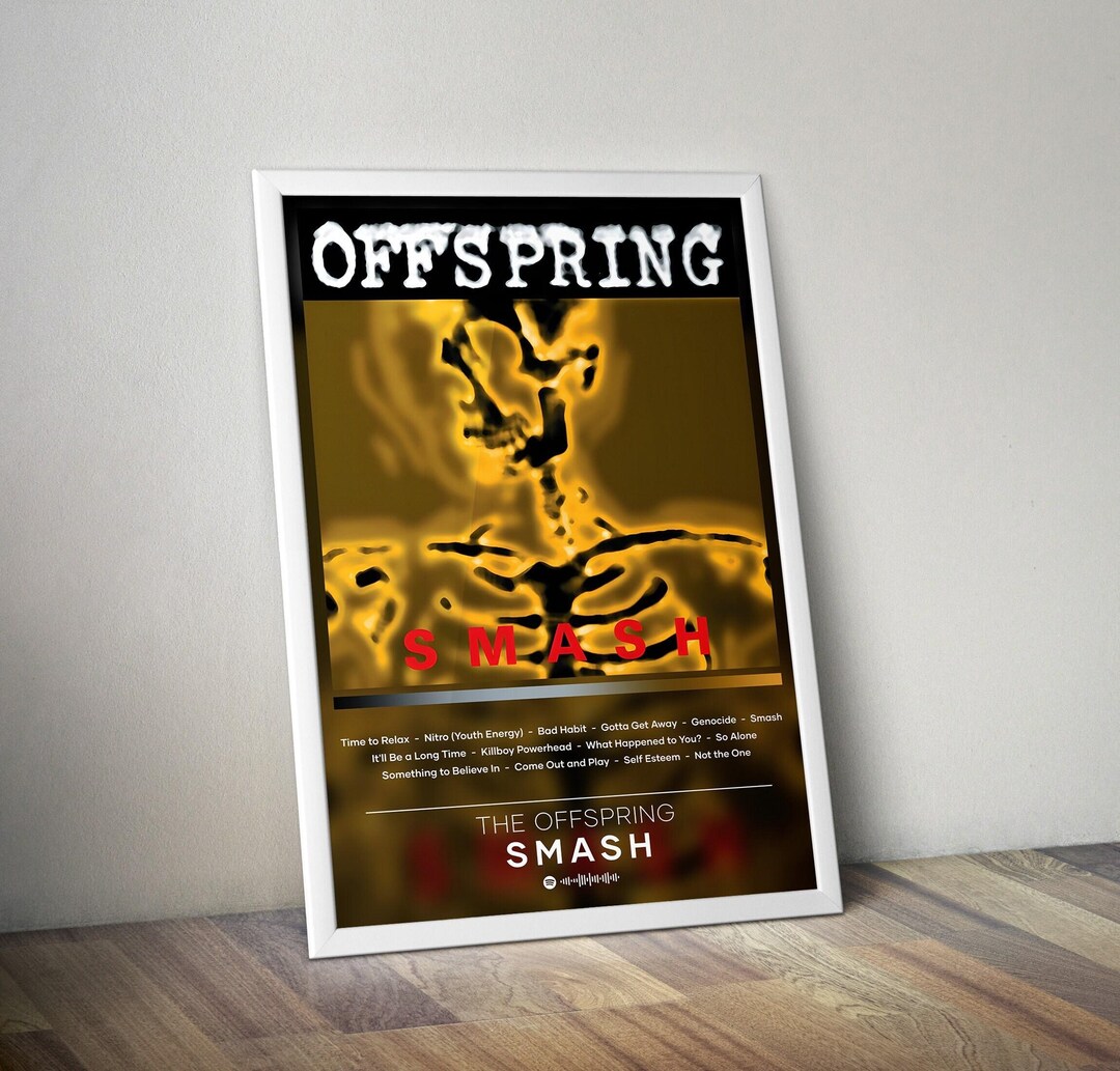 The Offspring Poster Print Smash Poster Album Poster Print 4 Color Wall ...