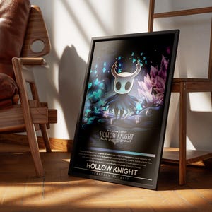 Hollow Knight Poster Hollow Knight Print Gaming Poster Print 4 Colors ...