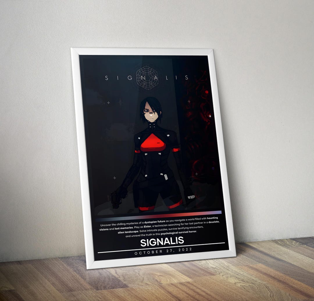 SIGNALIS Poster SIGNALIS Print Gaming Poster Print 4 Colors Video Game ...