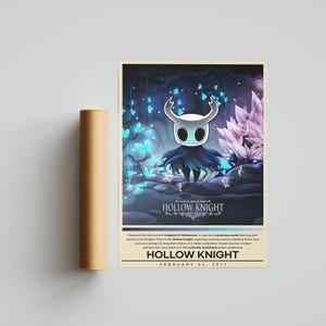 Hollow Knight Poster Hollow Knight Print Gaming Poster Print 4 Colors ...