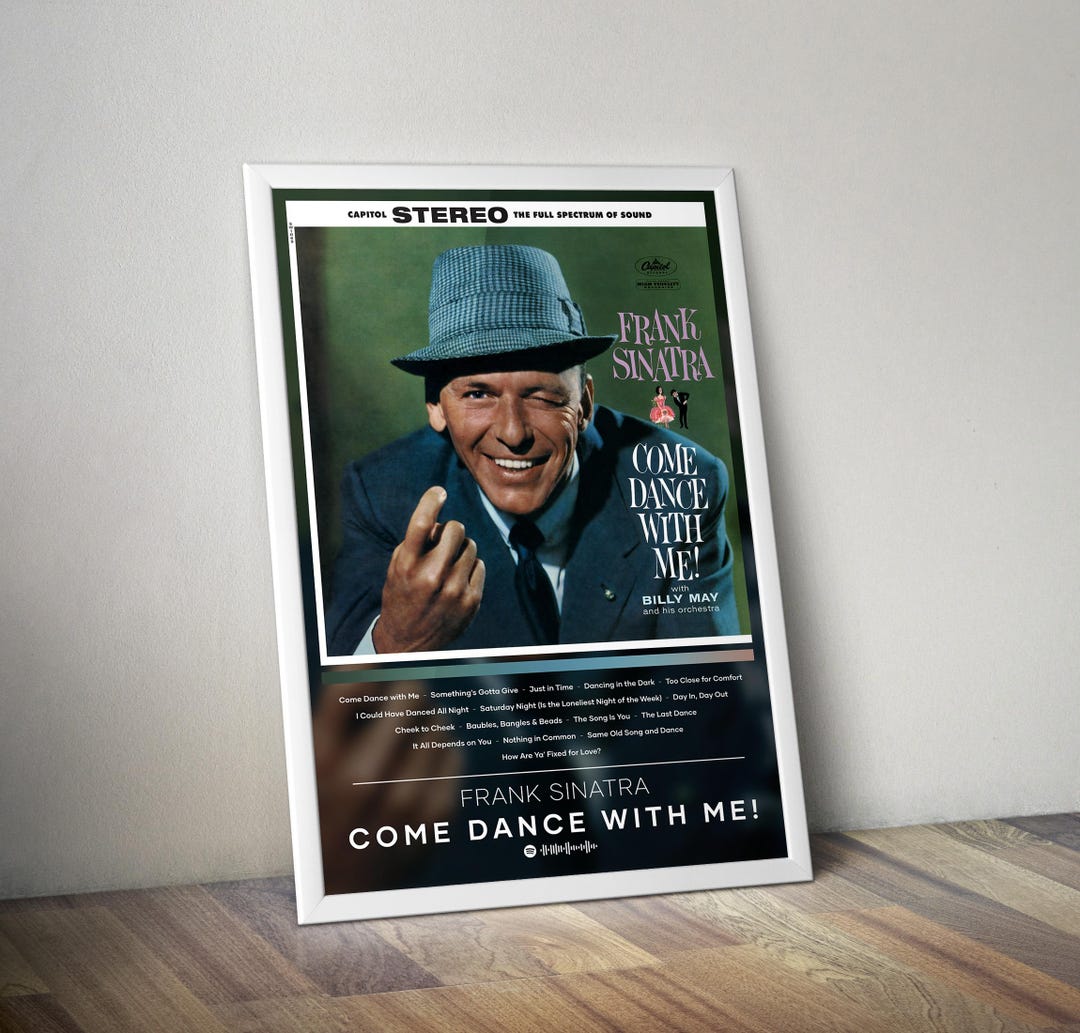 Frank Sinatra Poster Print Come Dance With Me Poster Album Poster Print ...