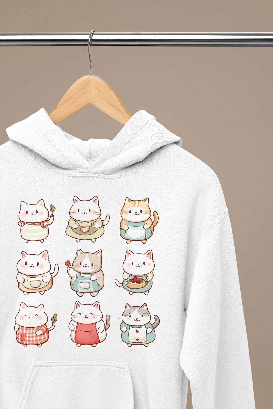 Cute Baby Cats Hoodie | Chubby Cats Hoodie | Japanese Streetwear | Cute ...