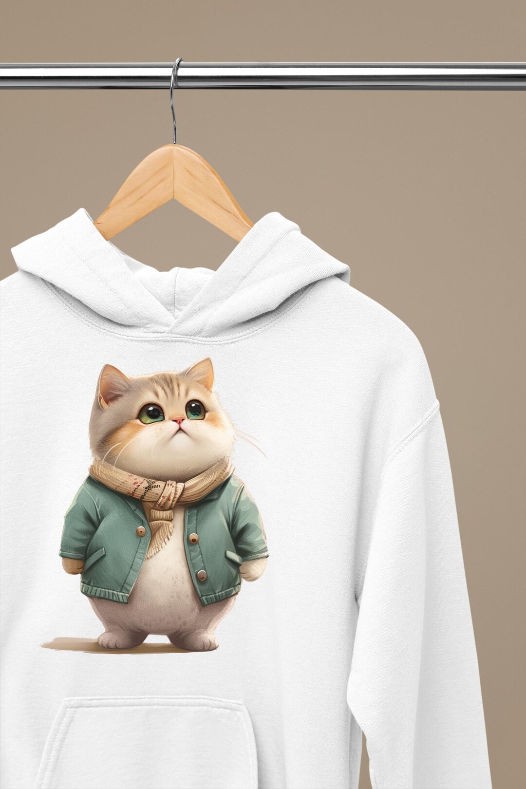 Kawaii Kitten Hoodie | Baby Cat Hoodie | Japanese Streetwear ...