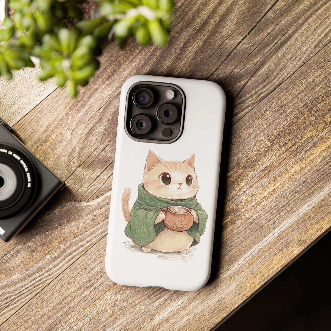 Baby Orange Cat Phone Case | Cute Cat Phone Case | Japanese Streetwear ...