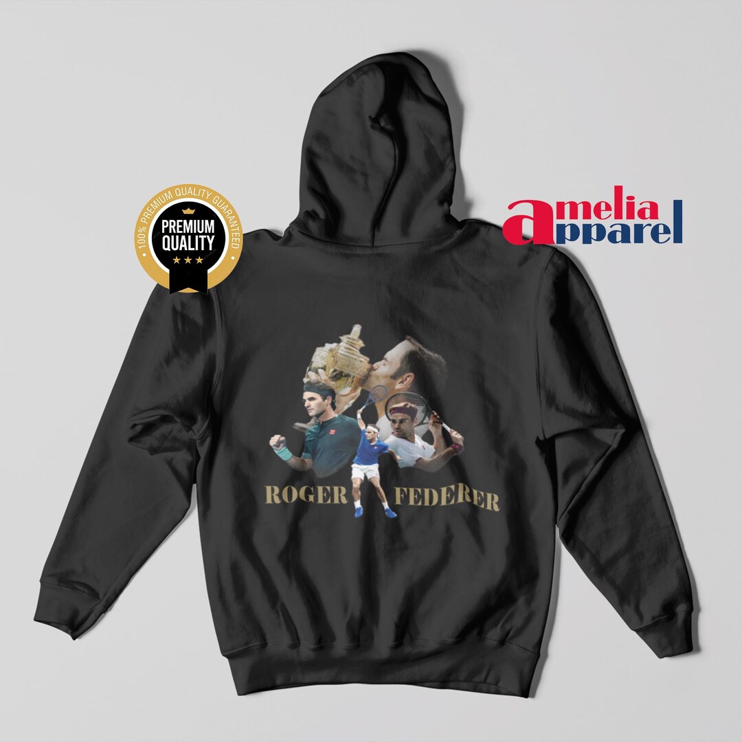 Limited Custom Roger Federer Hoodie, Tennis Lover Shirt, the GOAT Roger ...