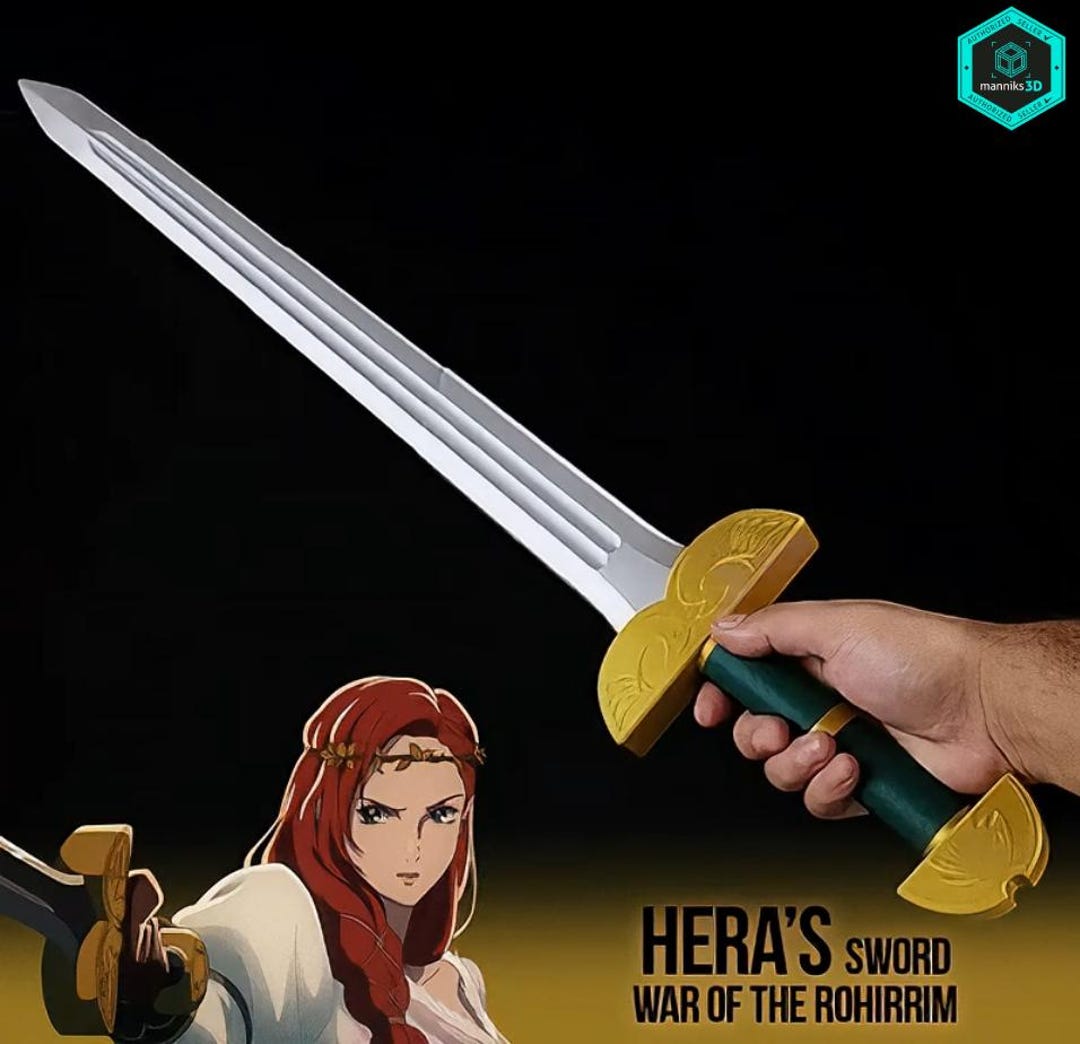 Hera's Collapsing Sword - Inspired War of Rohirrim - Etsy