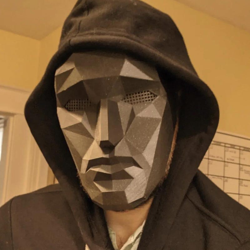 Front Man Mask - Etsy