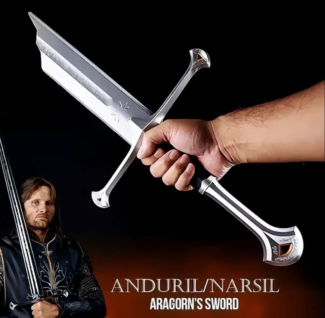 Andúril / Narsil Collapsing Aragorn's Sword – Inspired LOTR Cosplay Weapon - Etsy