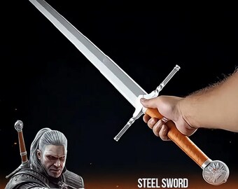 Geralt’s Steel Sword - Etsy