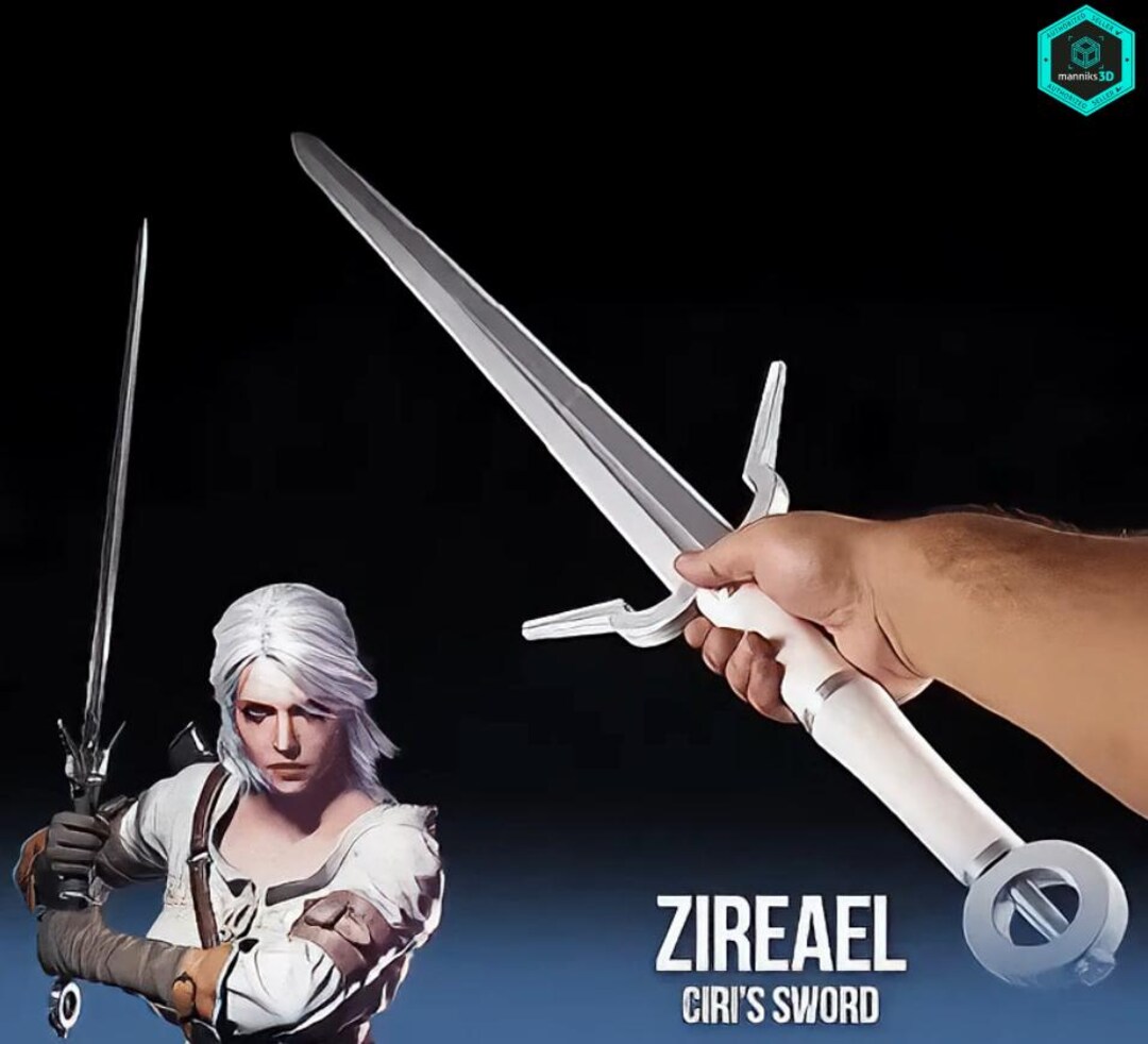 Zireael – Ciri's Collapsing Sword – the Witcher Cosplay Prop - Etsy