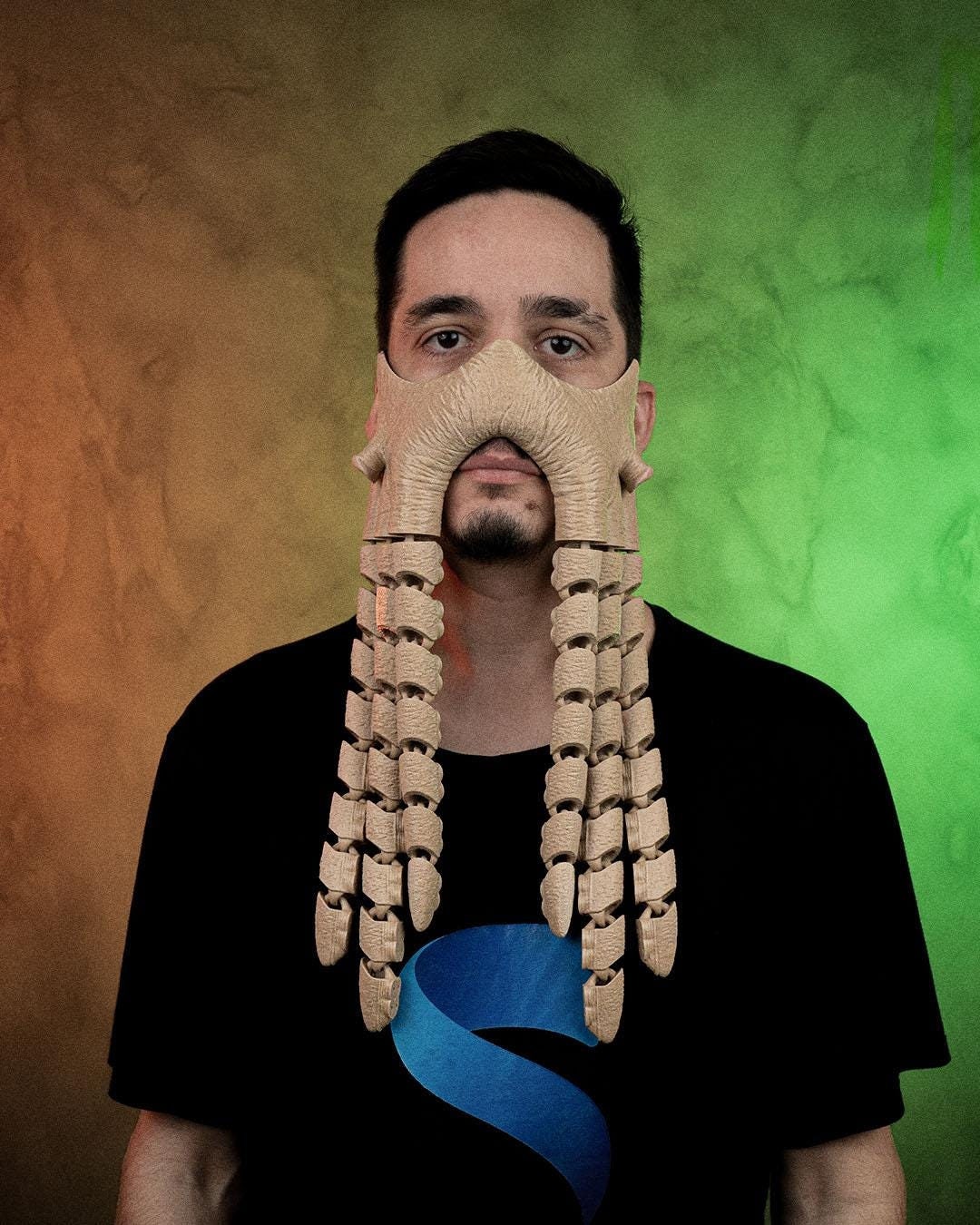 Abyssal Tentacle Mask - Davy Jones From Pirates of the Caribbean ...