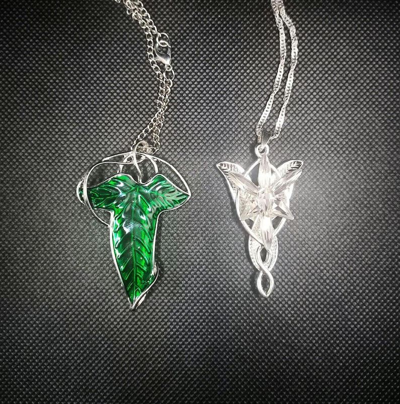 Elven Leaf Brooch & Evenstar Necklace - the Ring - Iconic Jewelry ...
