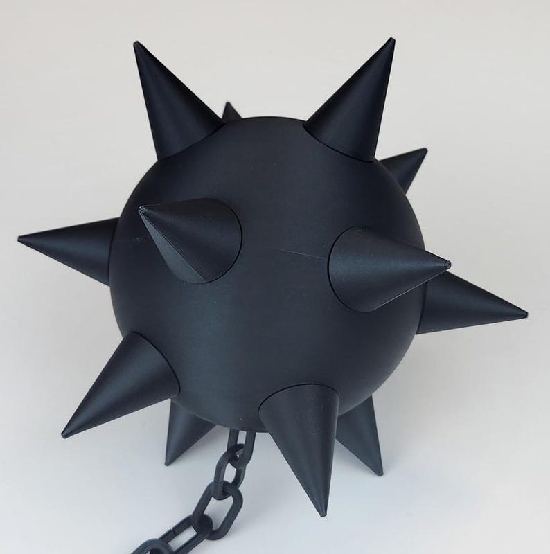 Gyomei Himejima’s Spiked Flail & Axe – Demon Slayer Cosplay Replica - Etsy